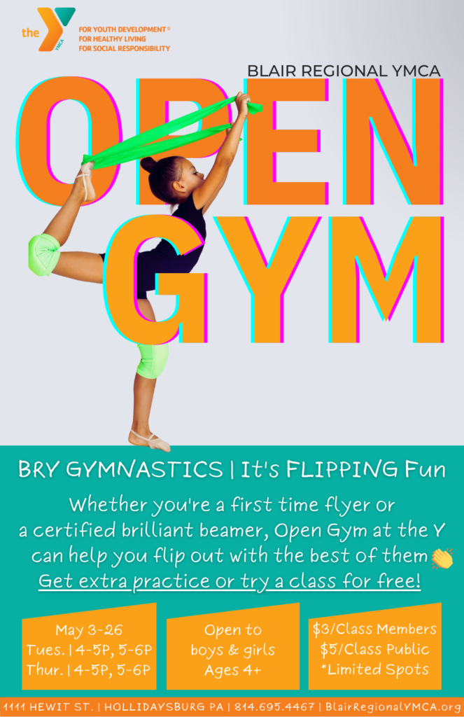 GYMNASTICS | Open Gym! - Blair Regional YMCA