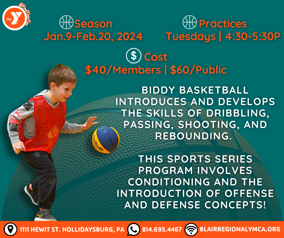 Biddy Sports | BLAIR REGIONAL YMCA | Hollidaysburg, PA