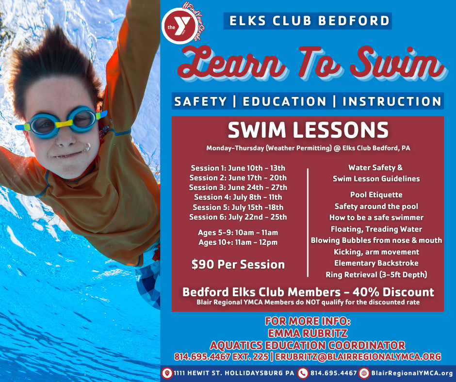 Swimming Lessons | BLAIR REGIONAL YMCA | Hollidaysburg, PA