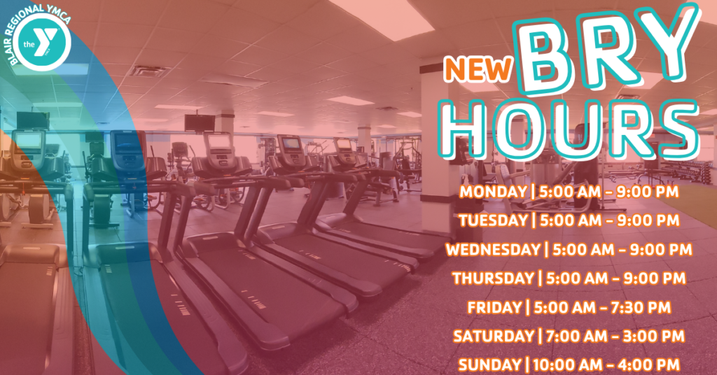 Hours & Weather Policy | BLAIR REGIONAL YMCA | Hollidaysburg, PA