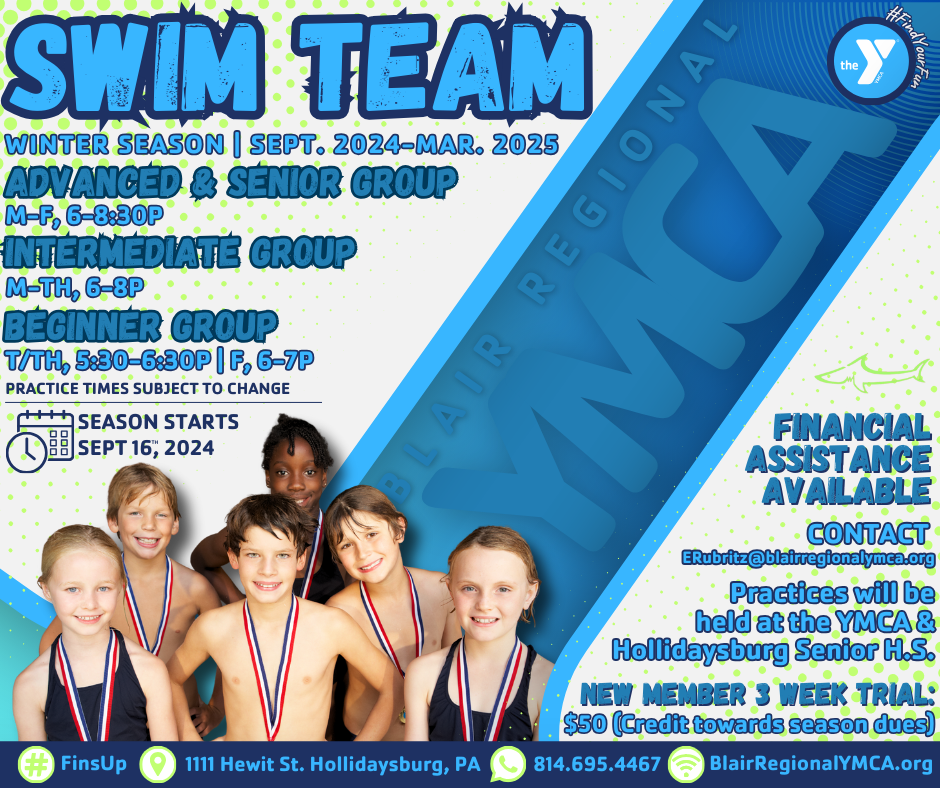 Swim Team | BLAIR REGIONAL YMCA | Hollidaysburg, PA