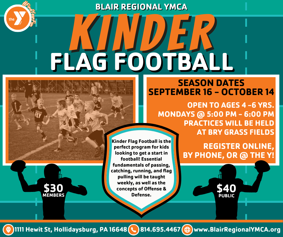 Flag Football | BLAIR REGIONAL YMCA | Hollidaysburg, PA