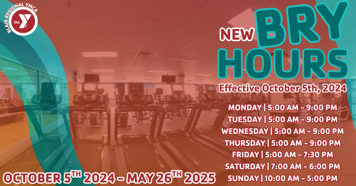 Hours & Weather Policy | BLAIR REGIONAL YMCA | Hollidaysburg, PA